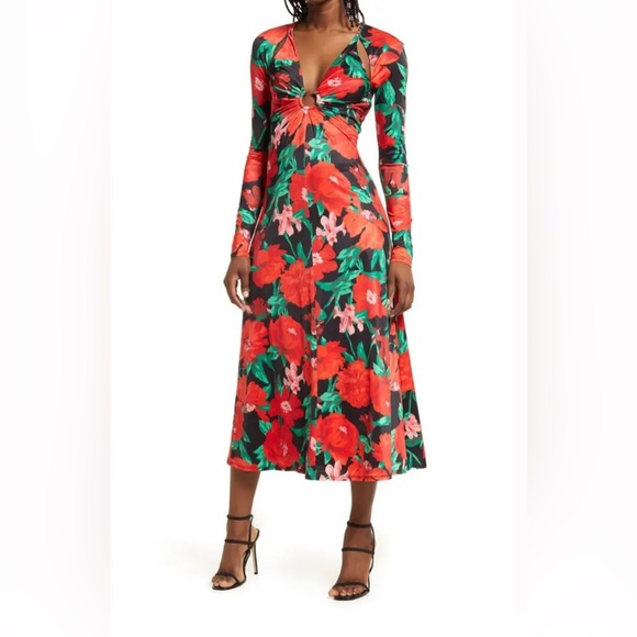 AFRM | Dresses | Nwt Afrm Open Back Midi Dress Xl | Poshmark